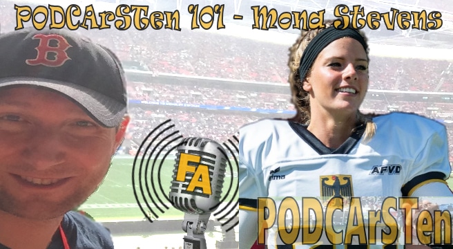 PODCArSTen 101 - Nationalspielerin Mona Stevens - meine-NFL.de